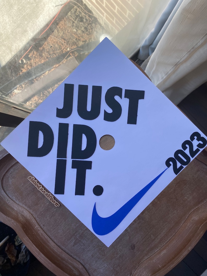 86 Nike Graduation Topper Nike Graduation Cap Just Did It - Etsy