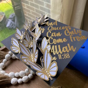 31 Personalized Muslim Graduation Cap | Quran Quotes Graduation Cap ...