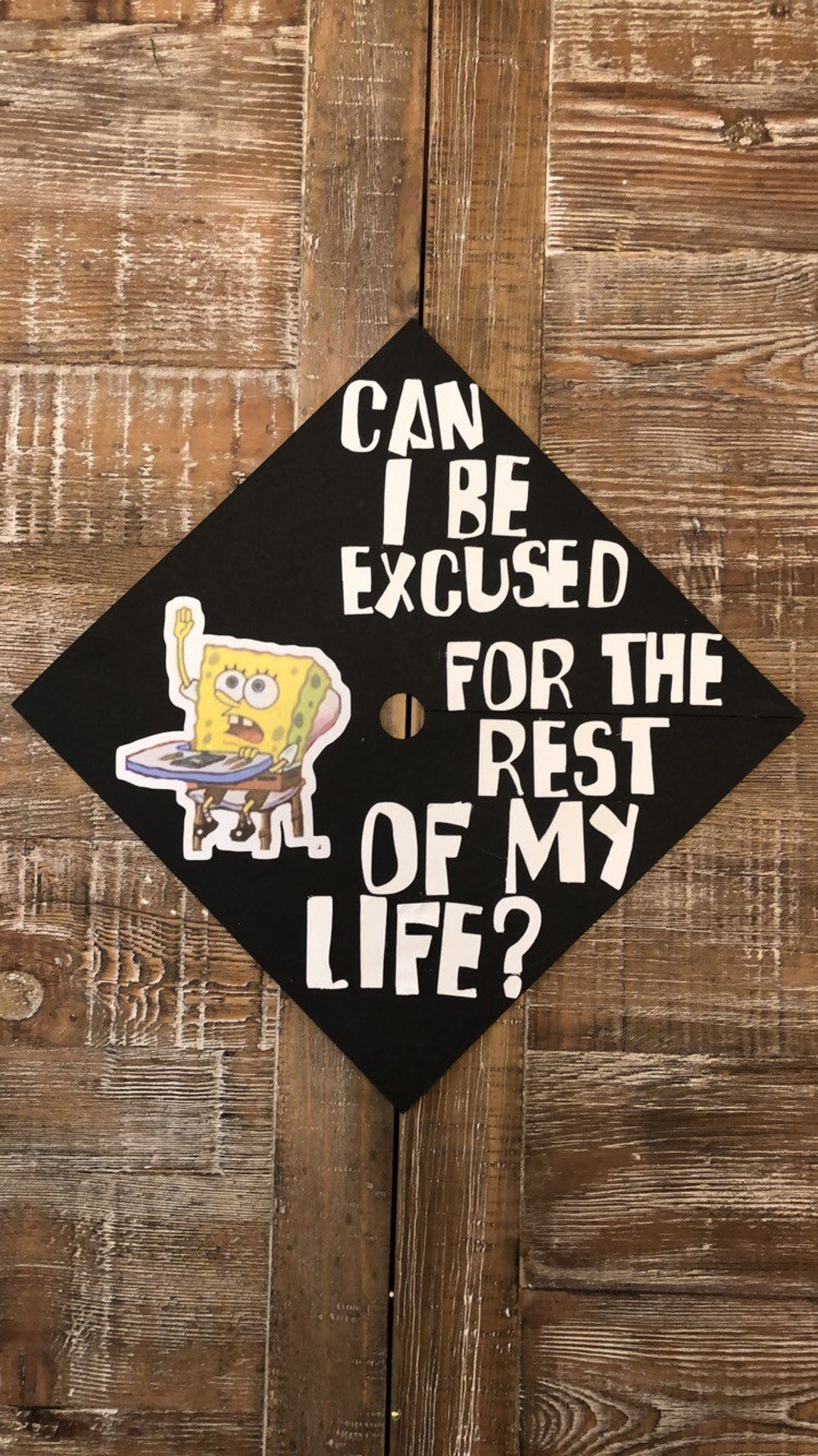 7 Funny Graduation Cap, Funny Graduation Topper, Sponge Bob Graduation ...