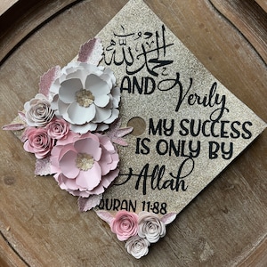 135 Personalized Muslim Alhamdulillah Graduation Cap | Quran Quotes ...