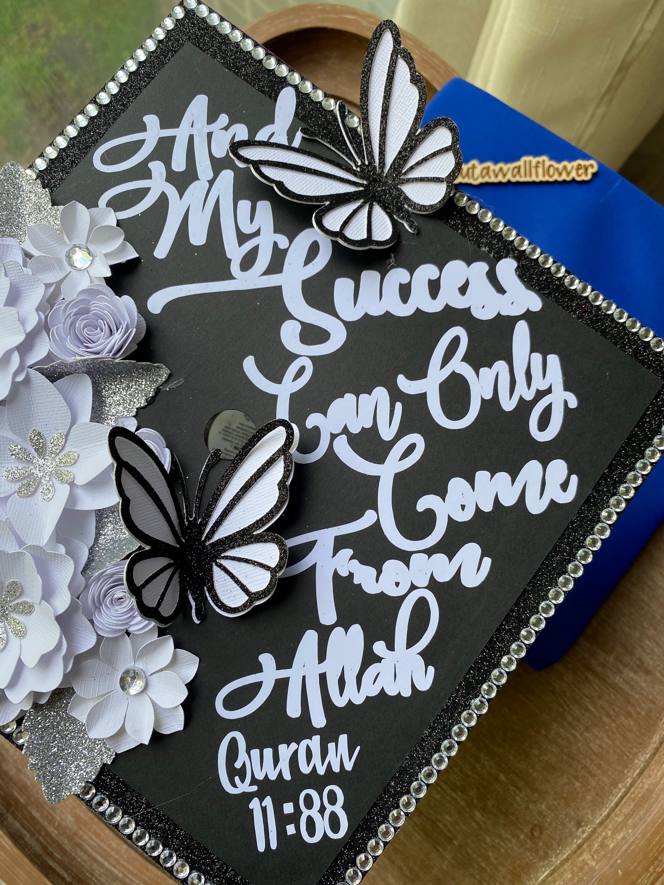 34 Personalized Muslim Graduation Cap | Quran Quotes Graduation Cap ...