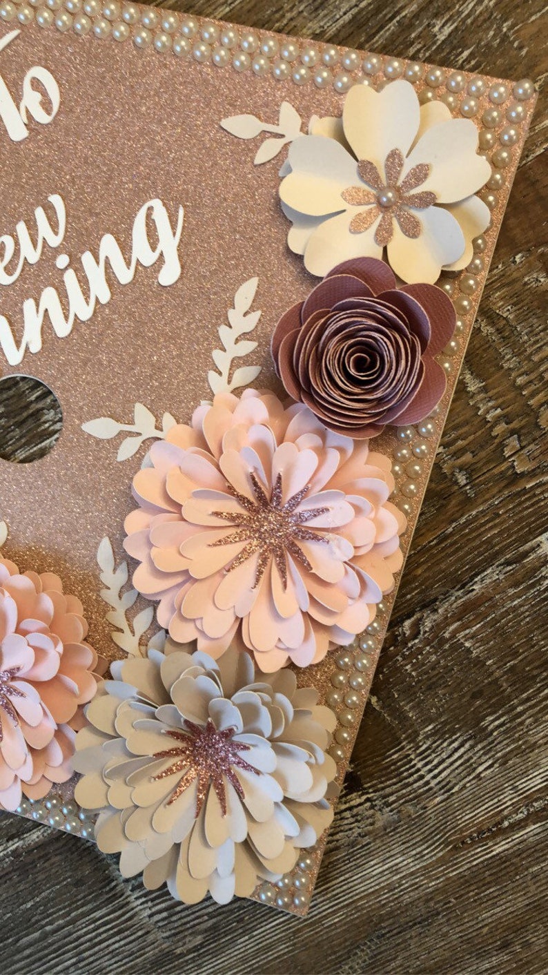 94 A Sweet Ending to A New Beginning Graduation Cap Topper, Graduation ...