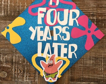 5 Funny Graduation Cap, Funny Graduation Topper, Four More Years ...