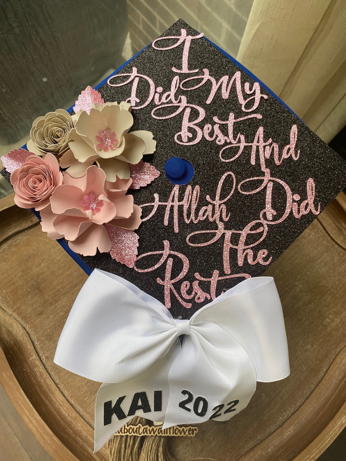 143 Personalized Muslim Graduation Cap | Quran Quotes Graduation Cap ...