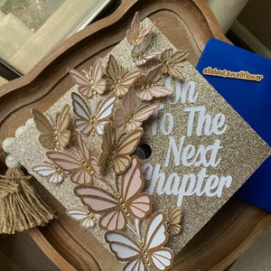 23 Butterfly Graduation Topper, Butterfly Graduation Cap, Onto the Next ...