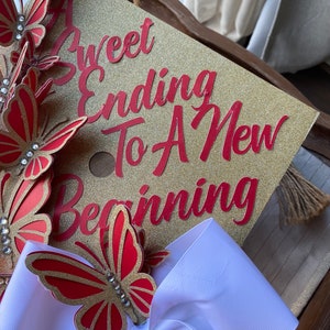 18 Butterfly Graduation Topper, Butterfly Graduation Cap, Onto the Next ...