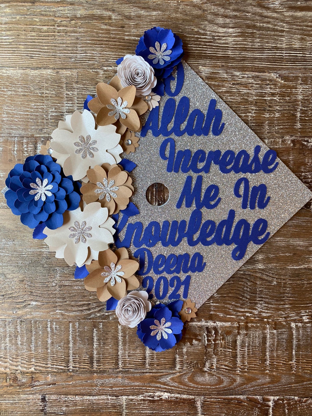 78 Personalized Muslim Graduation Cap | Quran Quotes Graduation Cap ...