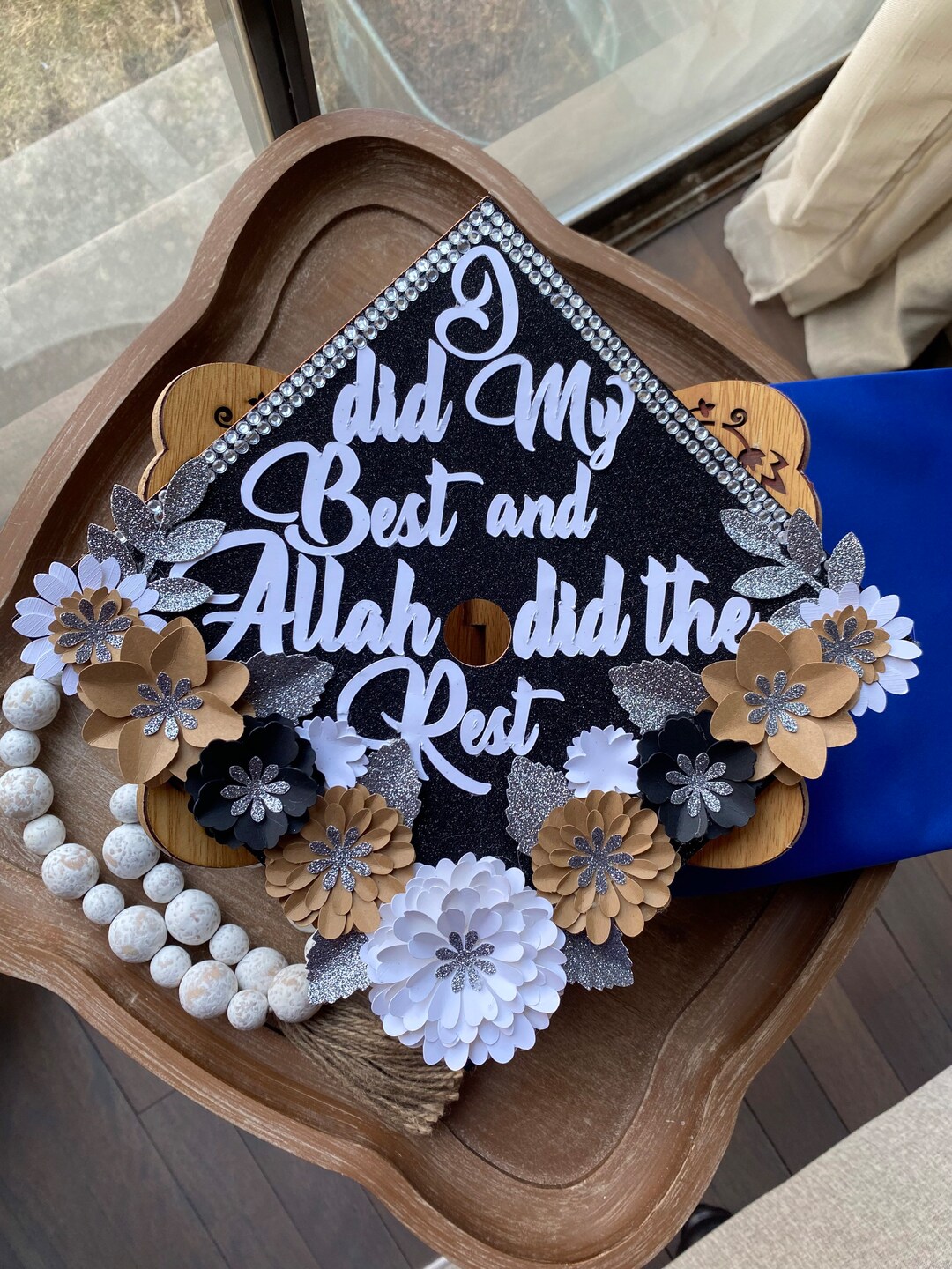 46 Personalized Muslim Graduation Cap | Quran Quotes Graduation Cap ...