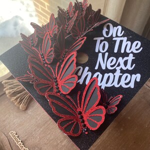 23 Butterfly Graduation Topper, Butterfly Graduation Cap, Onto the Next ...
