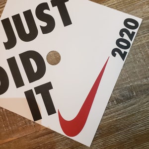 86 Nike Graduation Topper, Nike Graduation Cap, Just Did It Graduation ...