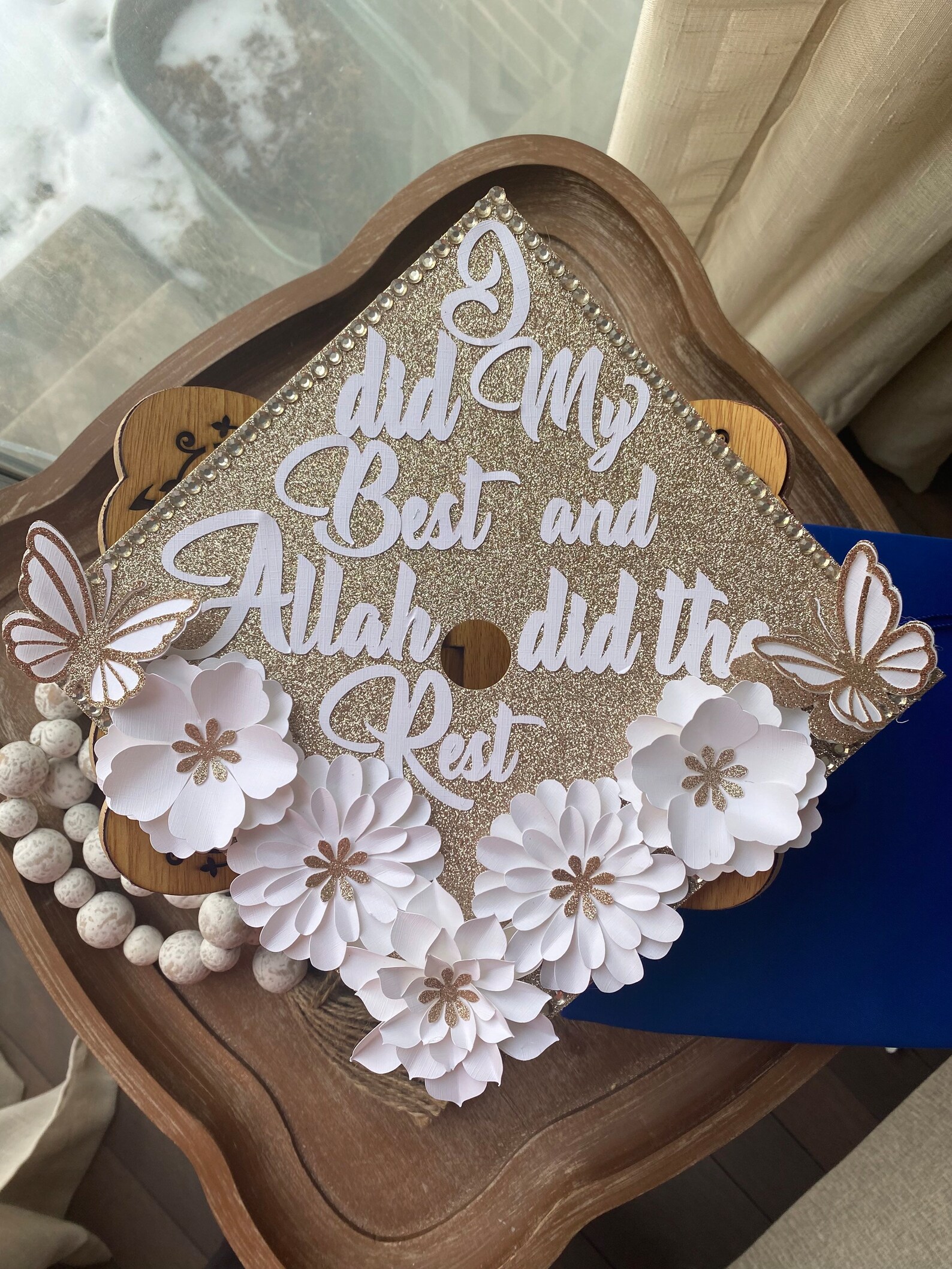 50 Personalized Muslim Graduation Cap | Quran Quotes Graduation Cap ...