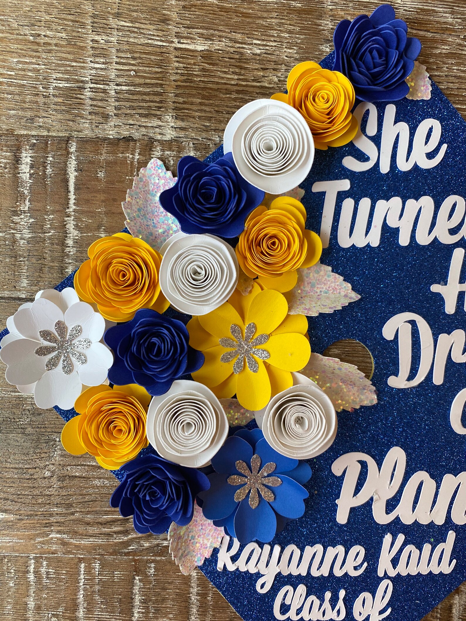 77 Custom Personalized Graduation Cap Topper, Dreams Into Plans ...