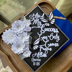 34 Personalized Muslim Graduation Cap | Quran Quotes Graduation Cap ...