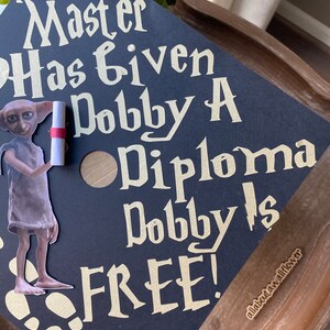 84 Harry Graduation Topper, Dobby Graduation Cap, Wizard Graduation Cap ...
