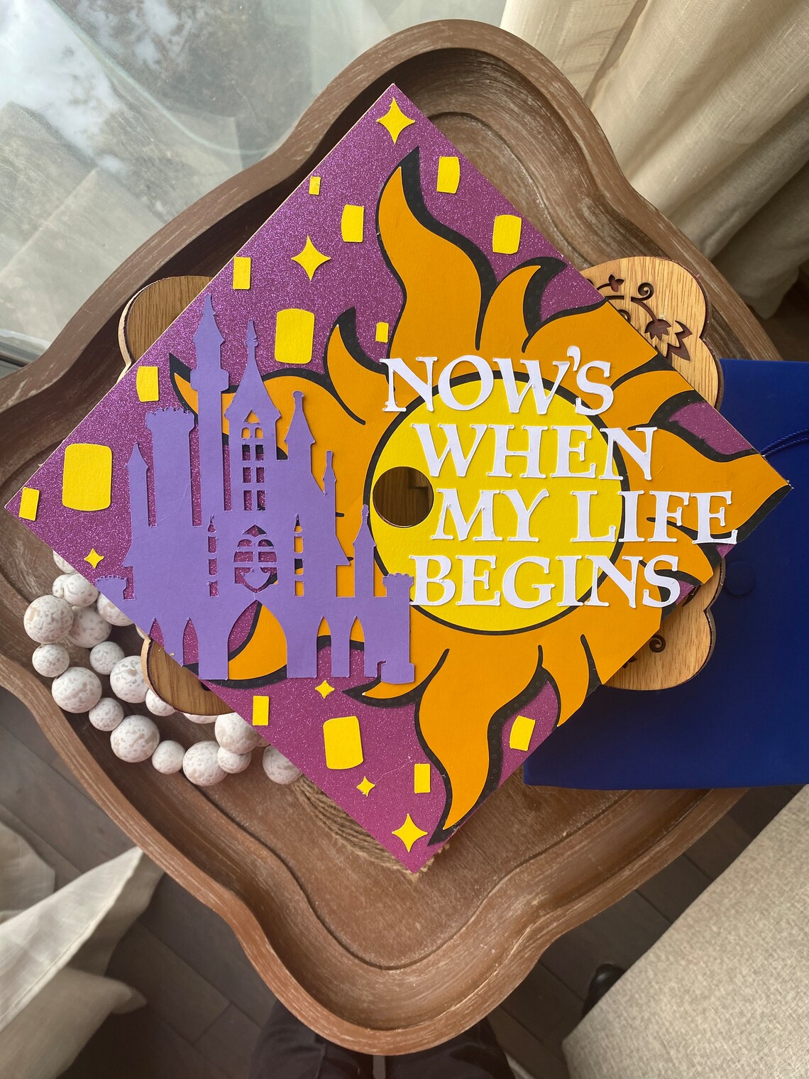 114 Rapunzel Graduation Topper | Rapunzel Graduation Cap | Tangled ...