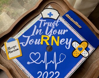 133 Custom Personalized Trust in Your Journey Graduation Cap Topper ...