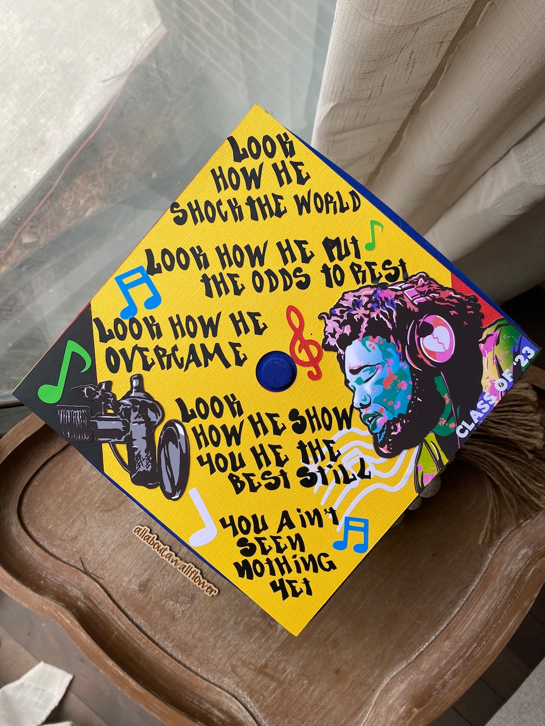 127 Rodney Wave Graduation Topper, Rodney Wave Graduation Cap, Rodney ...