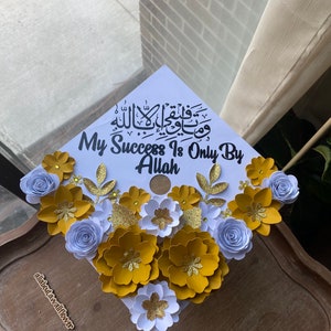 123 Personalized Muslim Graduation Cap | Quran Quotes Graduation Cap ...