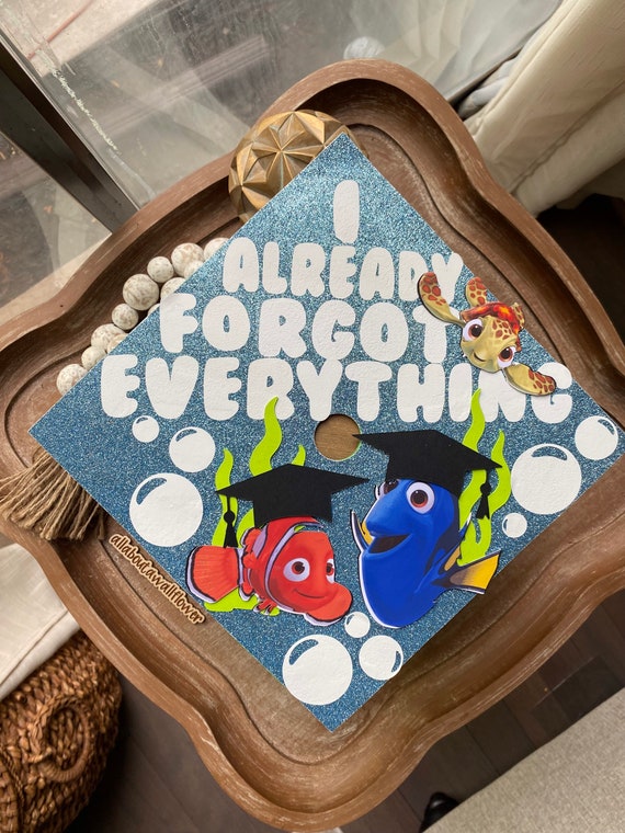 111 Graduation Cap Topper I Already Forgot Everything Custom - Etsy