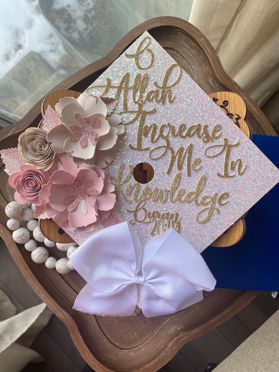 53 Personalized Muslim Graduation Cap | Quran Quotes Graduation Cap ...