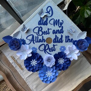 73 Personalized Muslim Graduation Cap | Quran Quotes Graduation Cap ...