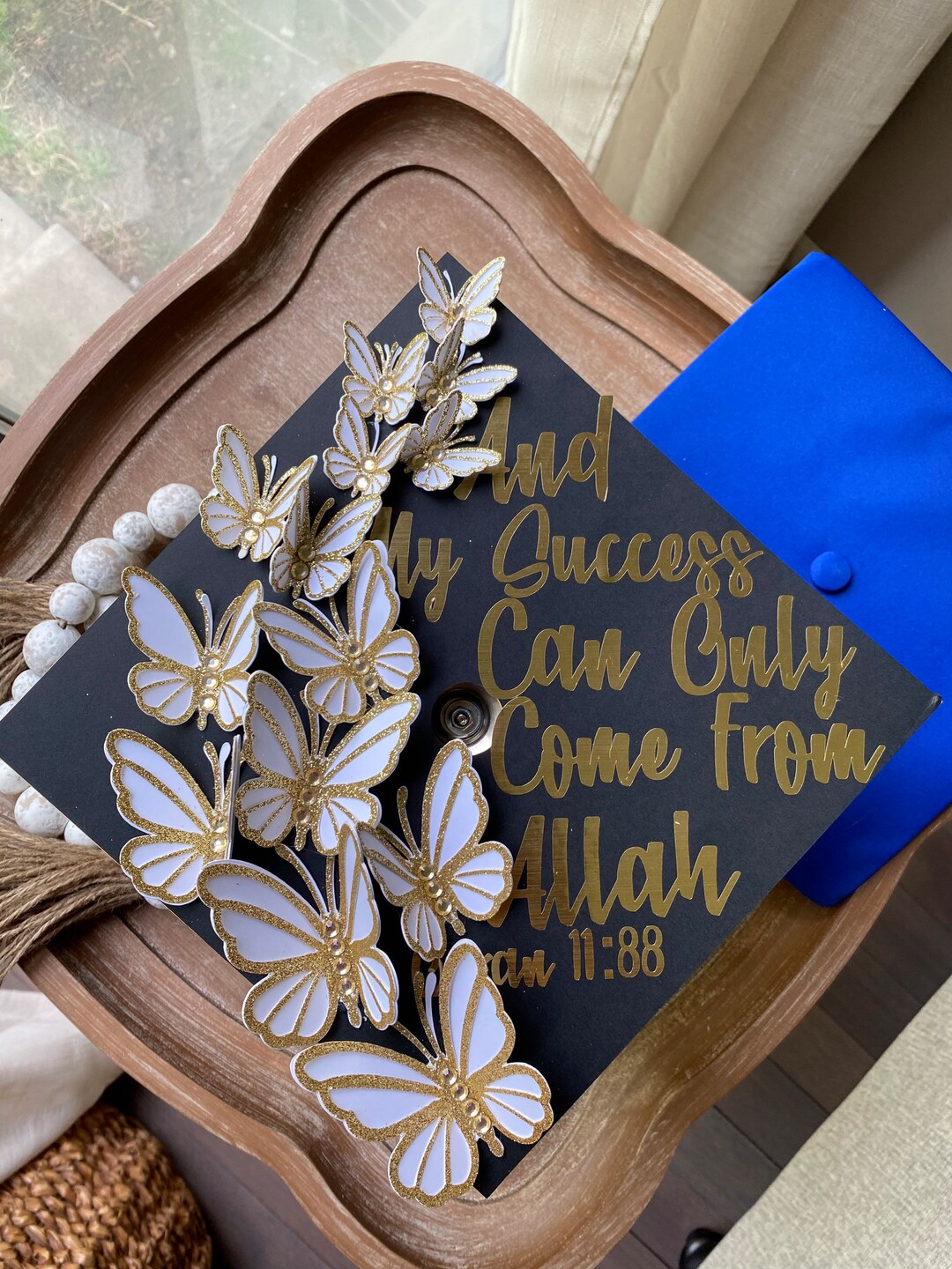 31 Personalized Muslim Graduation Cap | Quran Quotes Graduation Cap ...