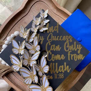 31 Personalized Muslim Graduation Cap | Quran Quotes Graduation Cap ...