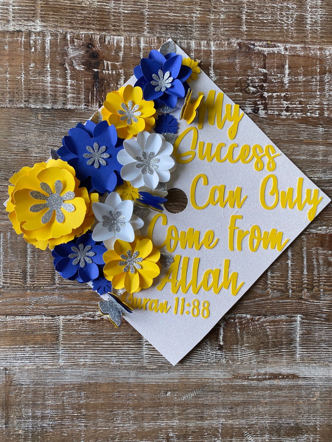 67 Personalized Muslim Graduation Cap | Quran Quotes Graduation Cap ...