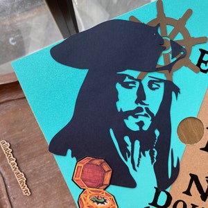 137 Captain Jack Sparrow Graduation Cap Topper | Pirates Graduation Cap ...