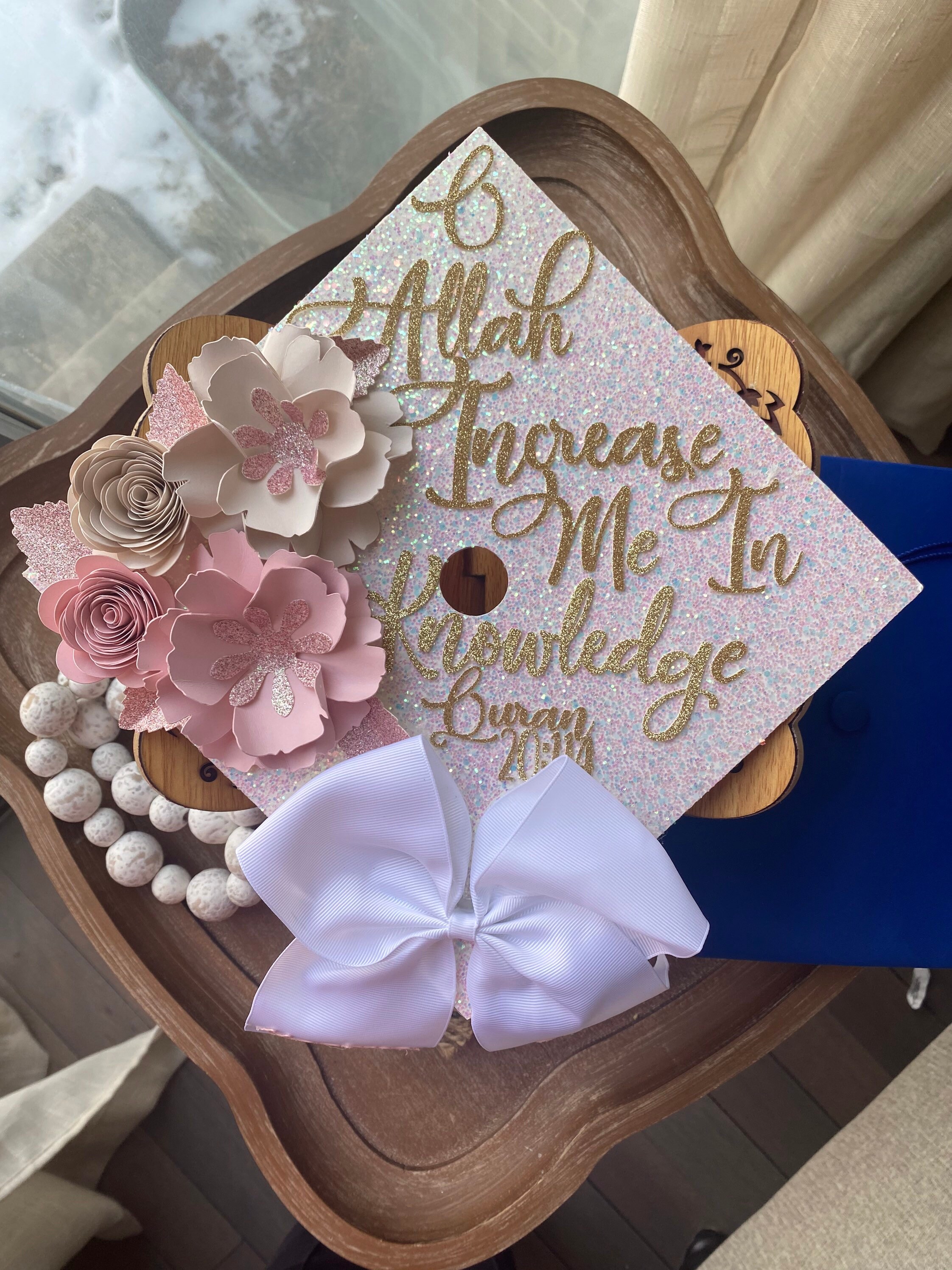 53 Personalized Muslim Graduation Cap | Quran Quotes Graduation Cap ...
