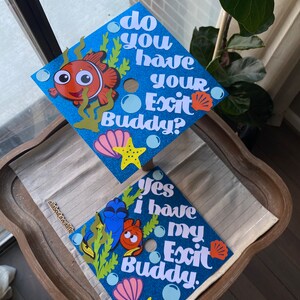 110 Nemo Graduation Topper, Dory Graduation Cap, Exit Buddies ...