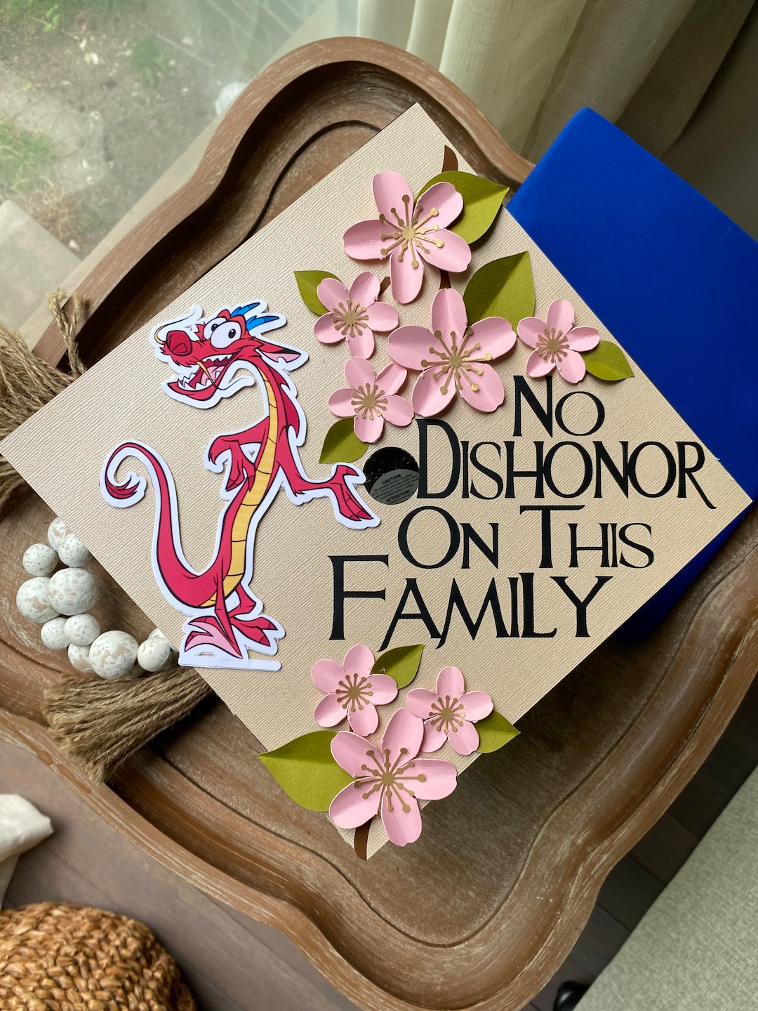 54 Mulan Graduation Topper, Mulan Graduation Cap, Cherry Blossom Flower ...