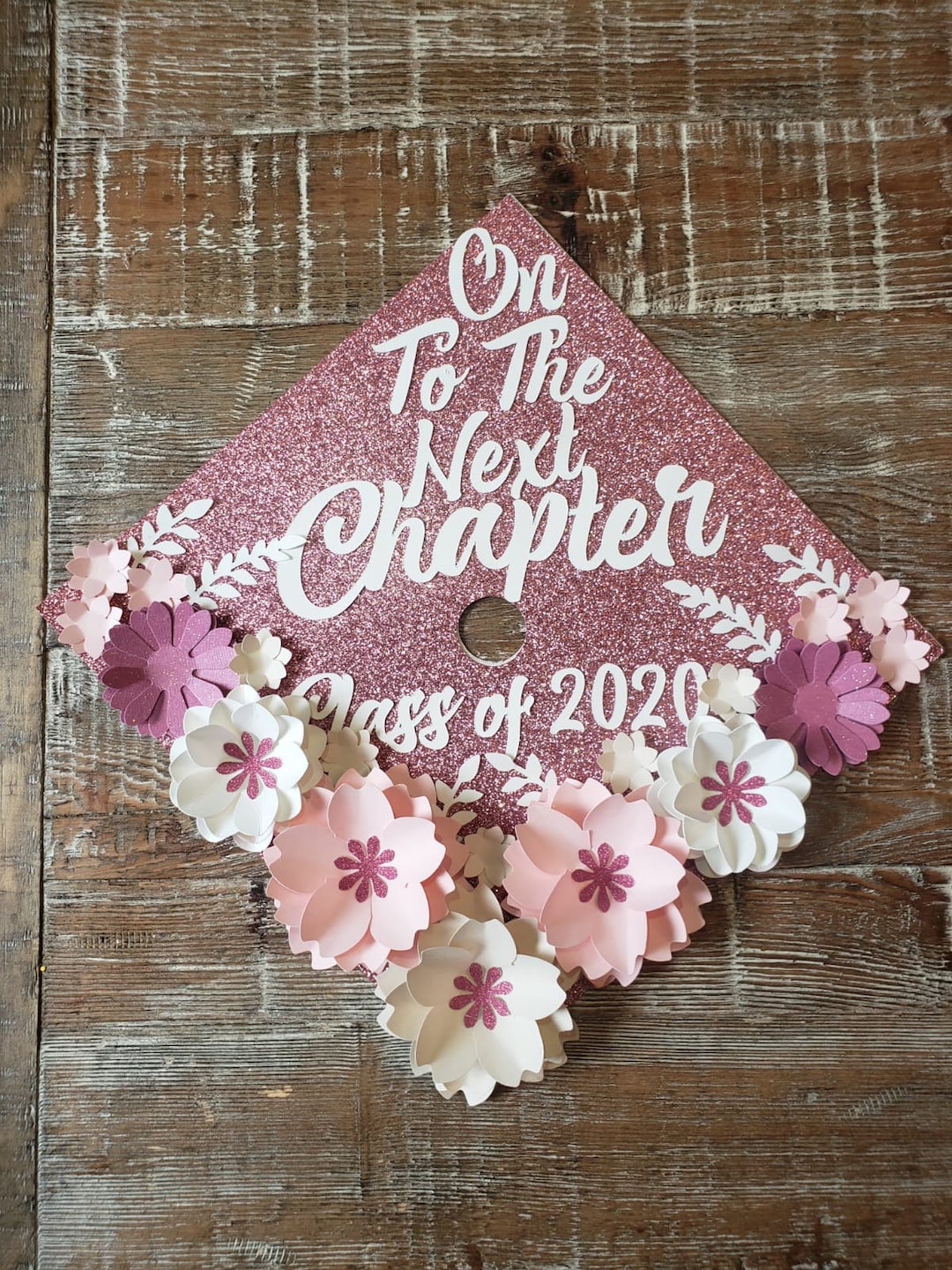 98 Custom Personalized Onto the Next Chapter Graduation Cap Topper ...