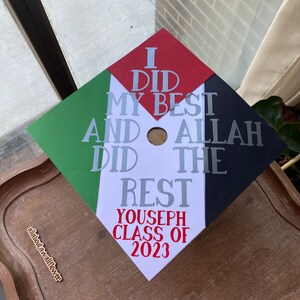 136 Palestine Graduation Topper, Palestinian Graduation Cap, Palestine Flag Graduation Cap ...