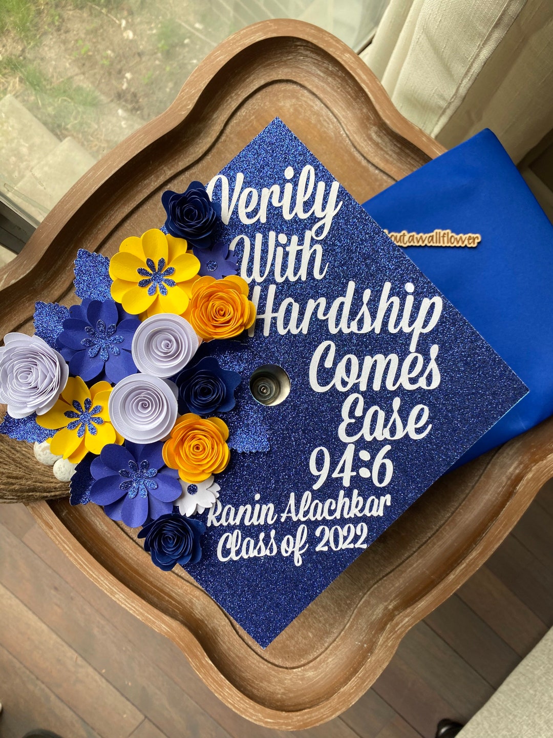 16 Personalized Muslim Graduation Cap | Quran Quotes Graduation Cap ...