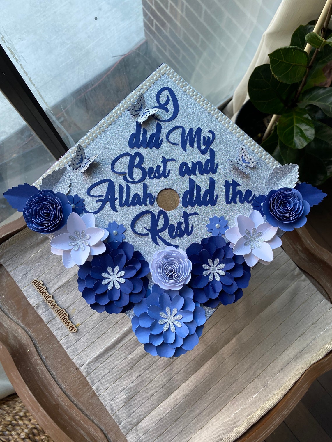 73 Personalized Muslim Graduation Cap | Quran Quotes Graduation Cap ...