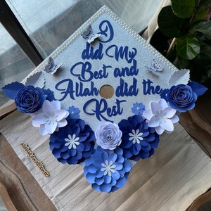 73 Personalized Muslim Graduation Cap | Quran Quotes Graduation Cap ...