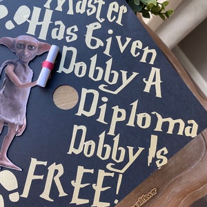 84 Harry Graduation Topper, Dobby Graduation Cap, Wizard Graduation Cap ...