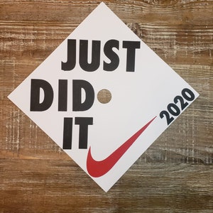 86 Nike Graduation Topper, Nike Graduation Cap, Just Did It Graduation ...