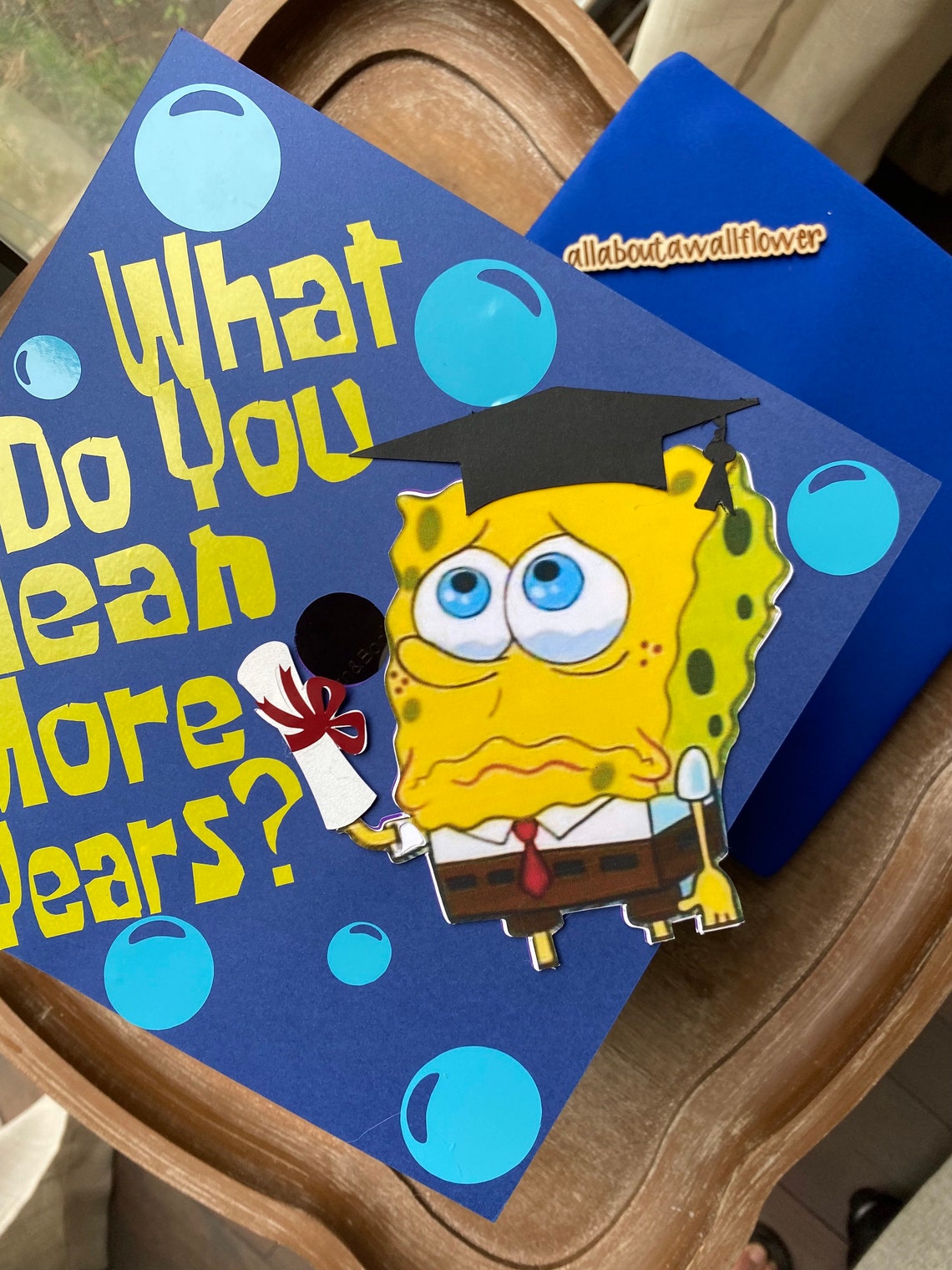 5 Funny Graduation Cap Funny Graduation Topper Four More - Etsy