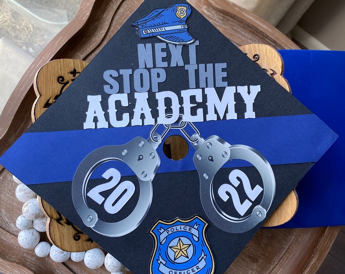 1 Police Academy Graduation Topper, Police Graduation Cap, Police ...