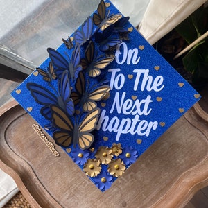47 Butterfly Graduation Topper, Butterfly Graduation Cap, I Did It for ...