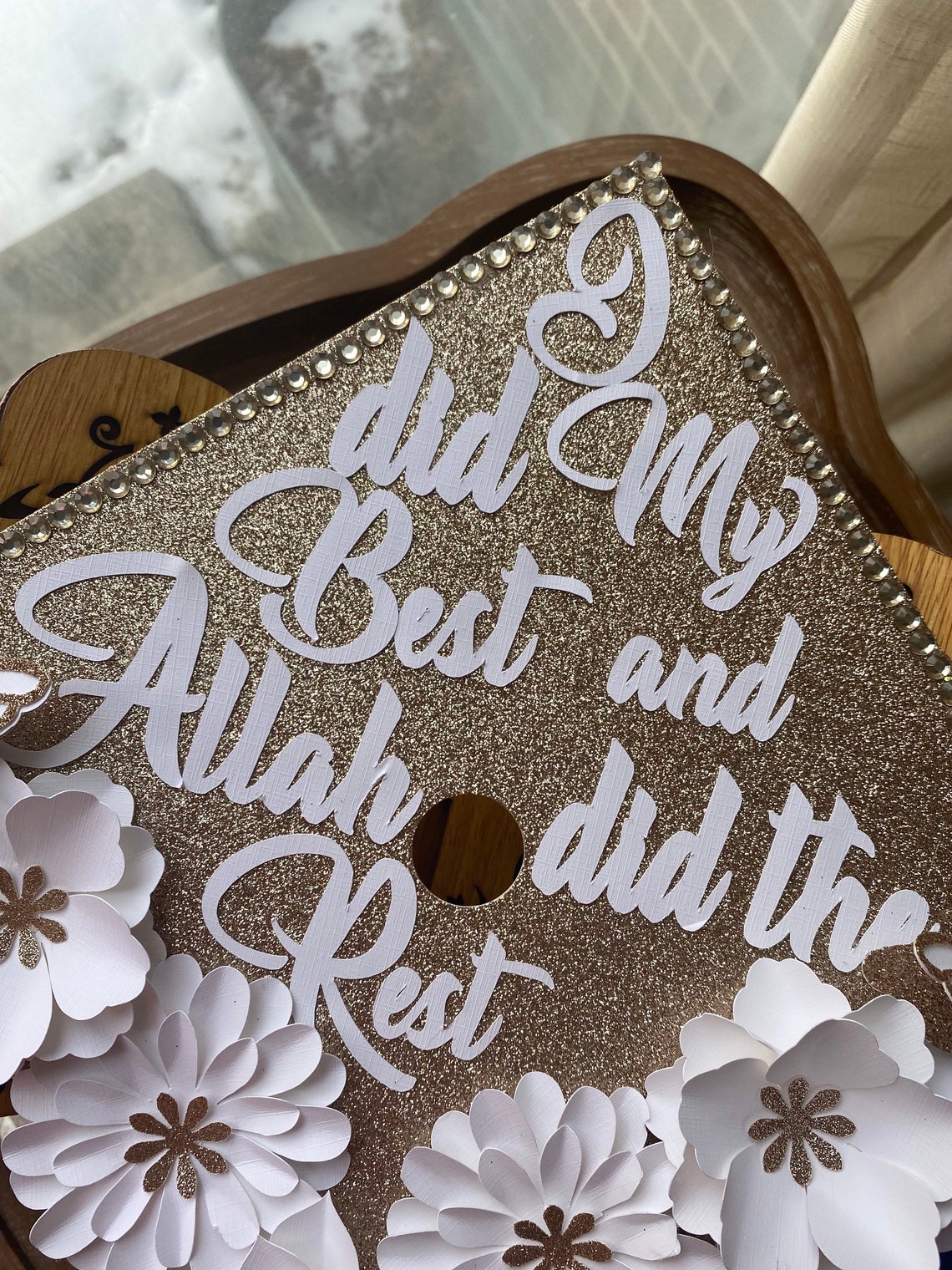 50 Personalized Muslim Graduation Cap | Quran Quotes Graduation Cap ...