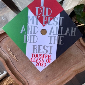 136 Palestine Graduation Topper, Palestinian Graduation Cap, Palestine ...