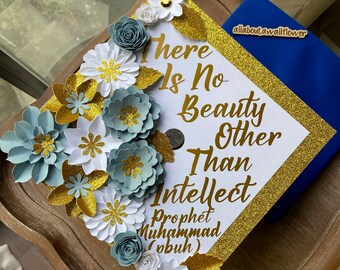2 Personalized Muslim Graduation Cap | Quran Quotes Graduation Cap ...