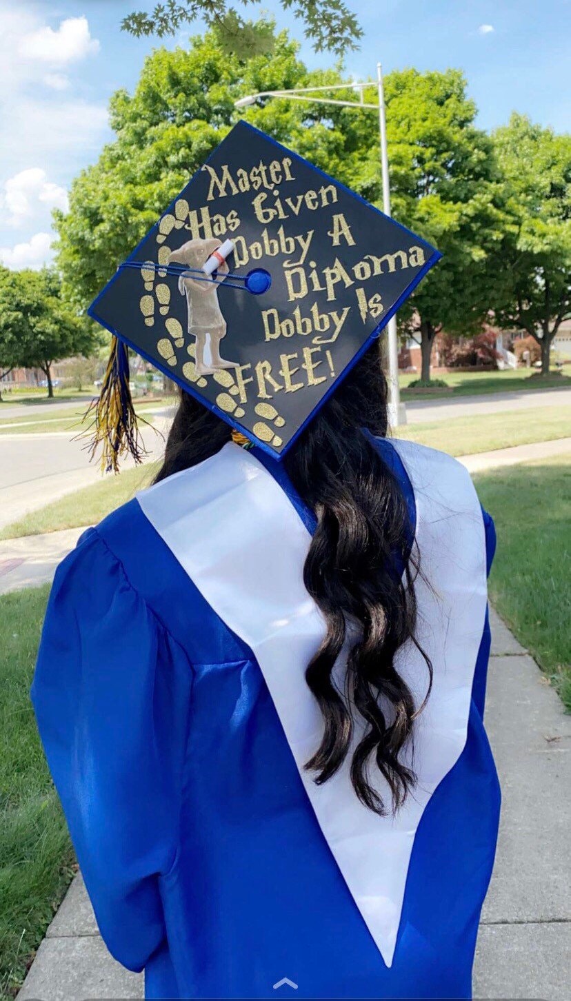 Harry Potter Decorated Graduation Cap