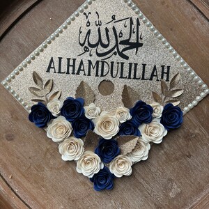 134 Personalized Muslim Alhamdulillah Graduation Cap | Quran Quotes ...