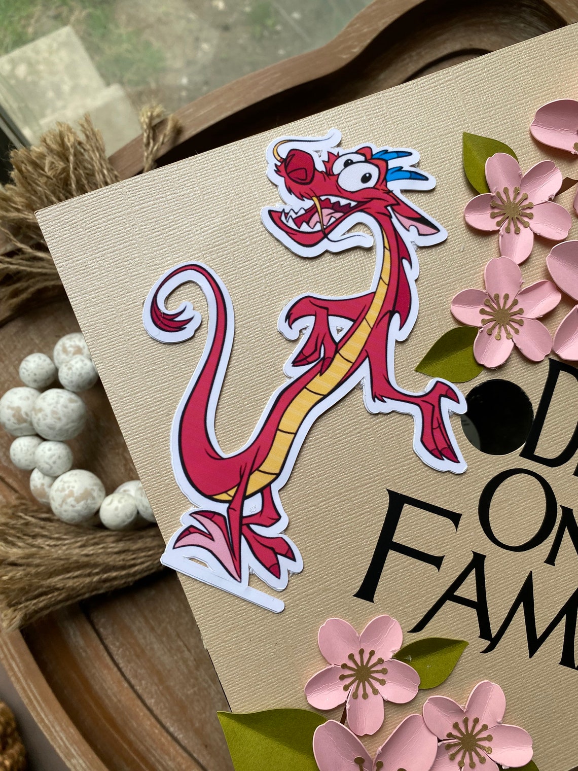 54 Mulan Graduation Topper Mulan Graduation Cap Cherry - Etsy