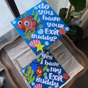 110 Nemo Graduation Topper, Dory Graduation Cap, Exit Buddies ...