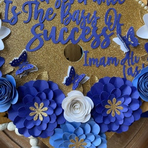 49 Personalized Muslim Graduation Cap | Quran Quotes Graduation Cap ...